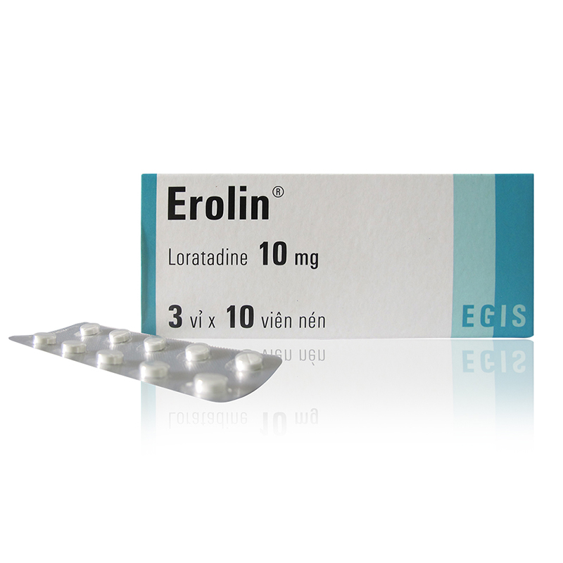 Sử dụng thuốc chống dị ứng Erolin như thế nào cho đúng?